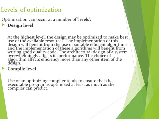 code optimization | PPT