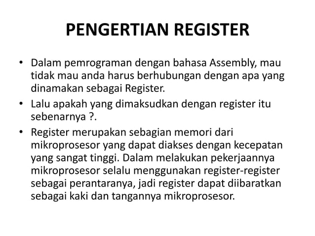 1. sistem bilangan dan register | PPTX
