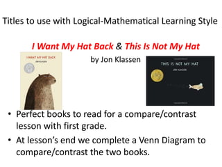 1.3 learning styles project | PPTX