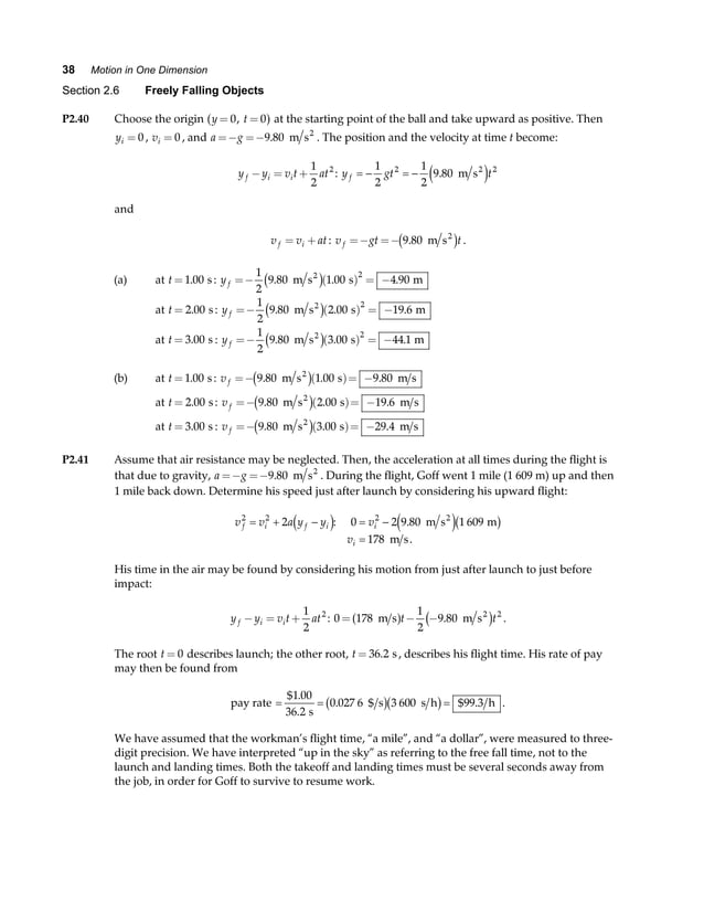 1.2 solutions serway physics 6th edition | PDF