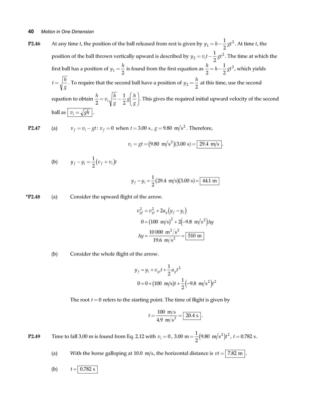 1.2 solutions serway physics 6th edition | PDF
