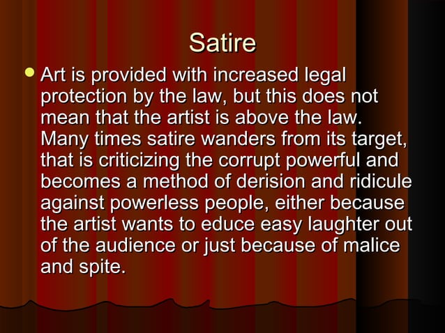 1. the subtle differences between humour, satire and making.. by nef | PPT