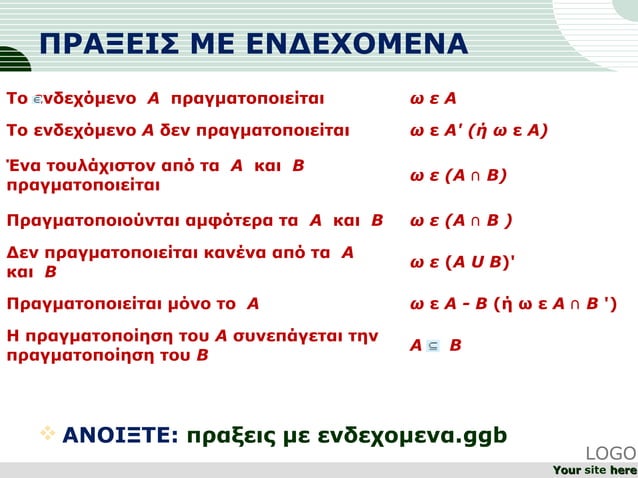 1.1 ΔΕΙΓΜΑΤΙΚΟΣ ΧΩΡΟΣ - ΕΝΔΕΧΟΜΡΝΑ | PPT