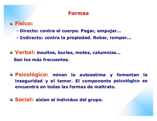Causas Del Bullying