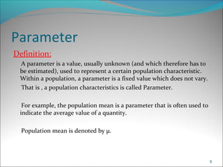 Introduction To Statistics | PPT