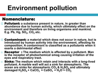 Environmental pollution | PPTX