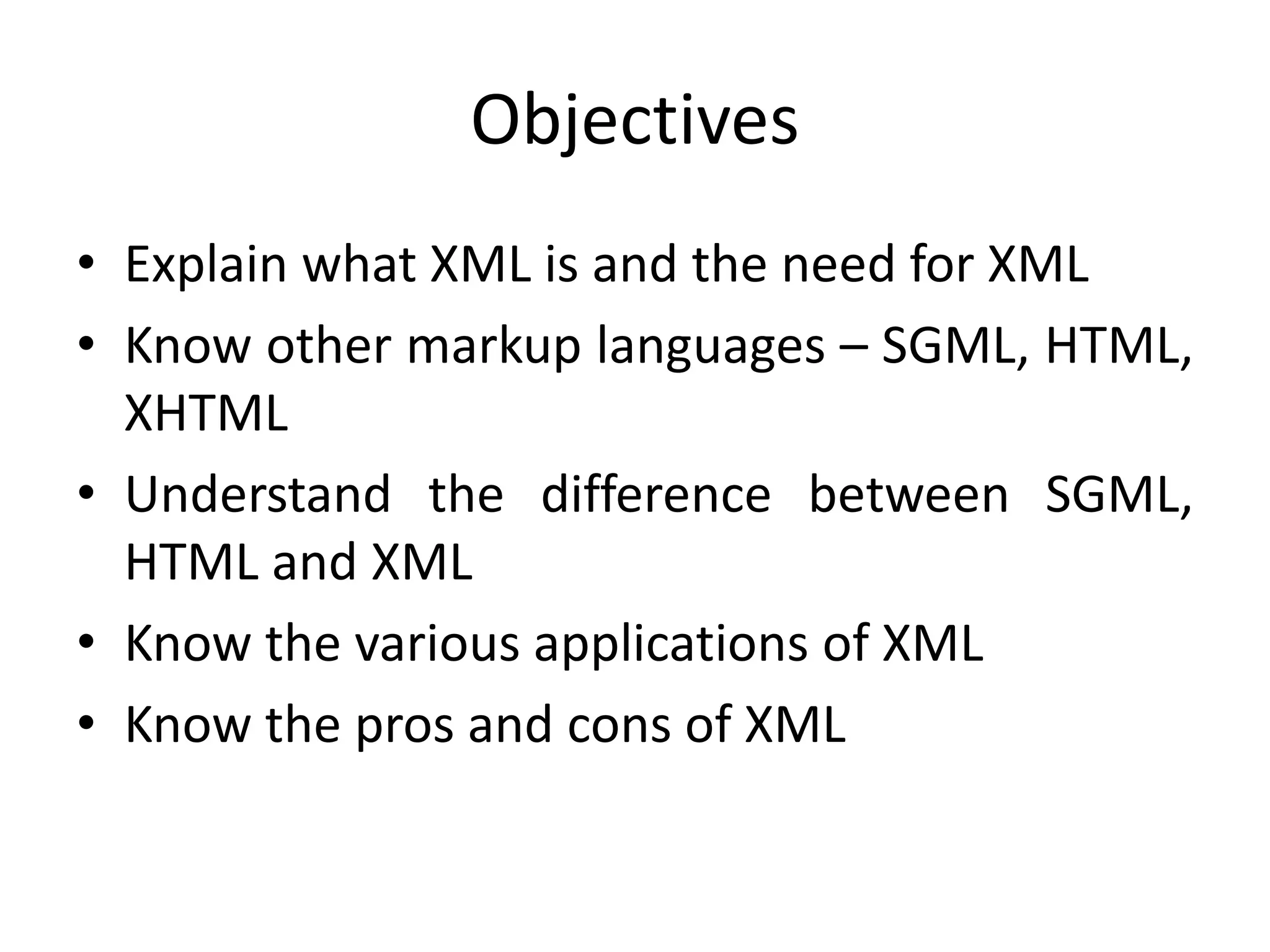 Introduction to XML | PPT