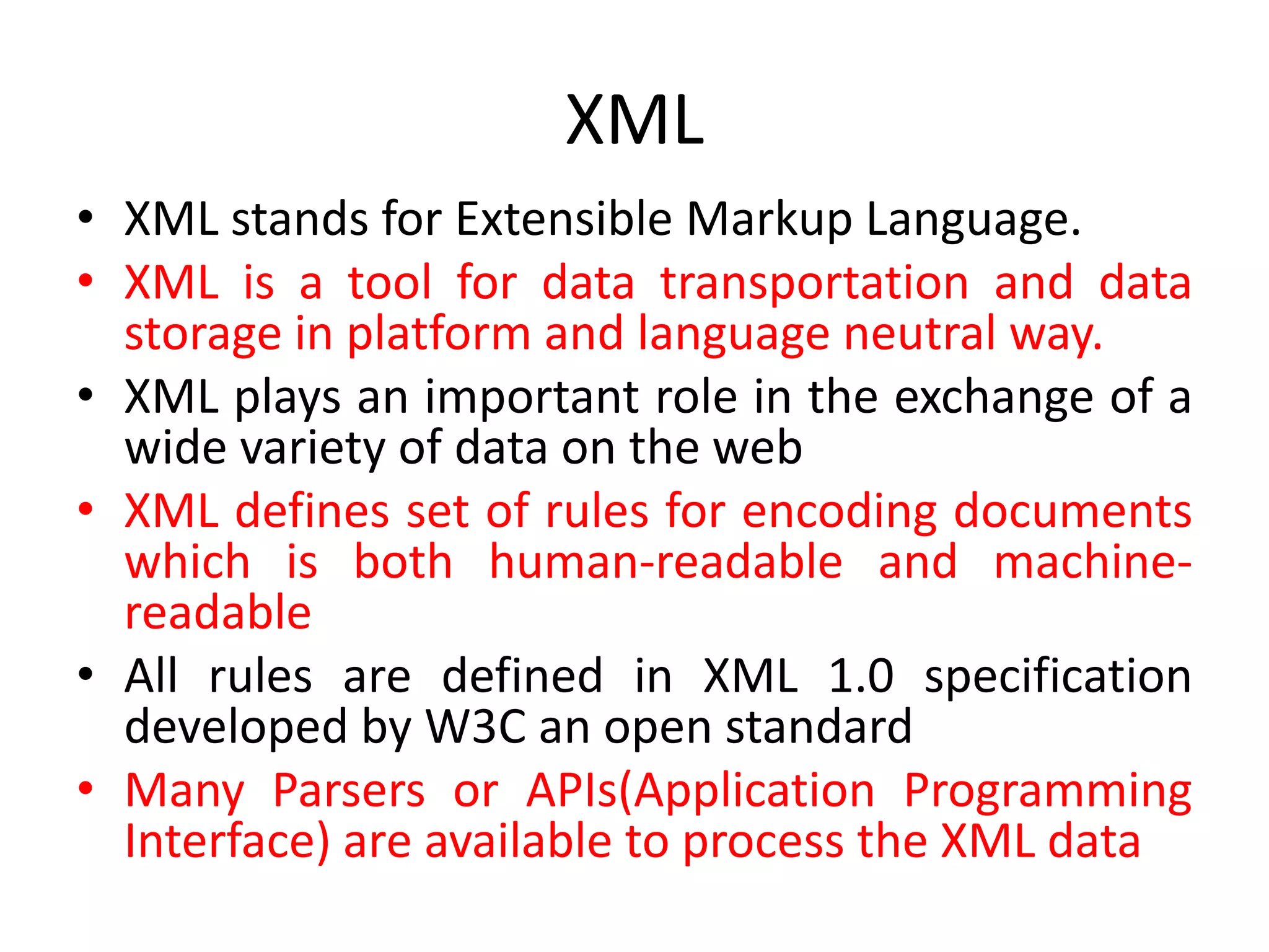 Introduction to XML | PPT