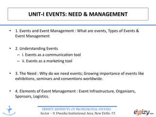 Event Management- Methods & Principles | PDF