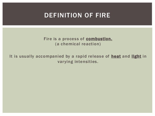 1.1.1 basic concept & behaviour of fire