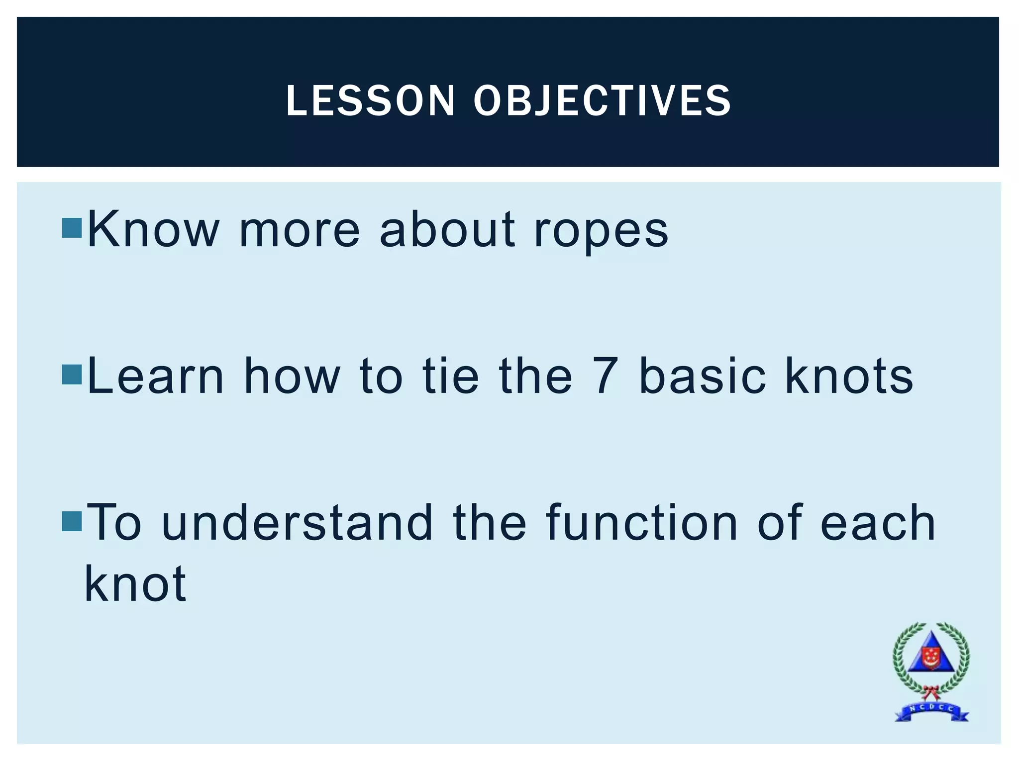 1.2.1 a knots | PPTX