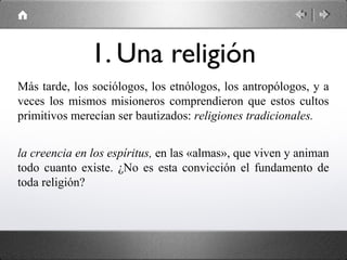 1. Animismo | PPT