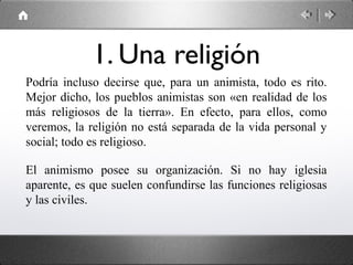 1. Animismo | PPT