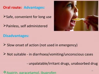 1. introduction, route of administration | PPT