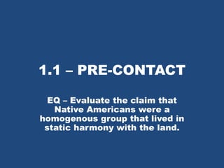 1.1 - PRE-CONTACT | PPTX