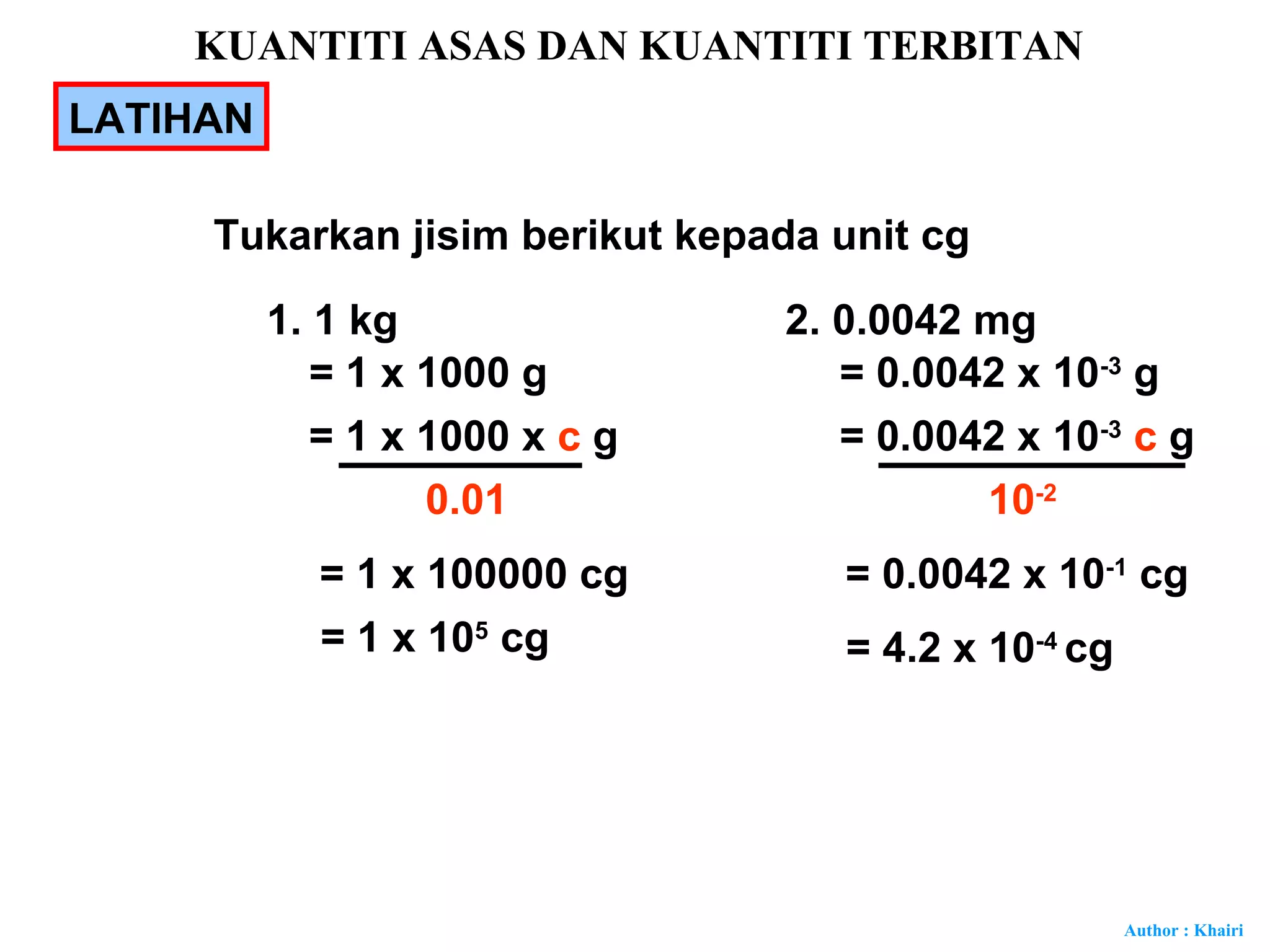 1.kuantiti asas dan kuantiti terbitan | PPS