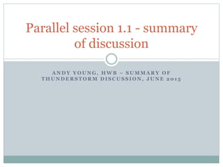 1.1 summary of discussion | PPT