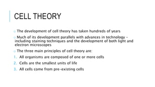 1. cell theory | PPTX