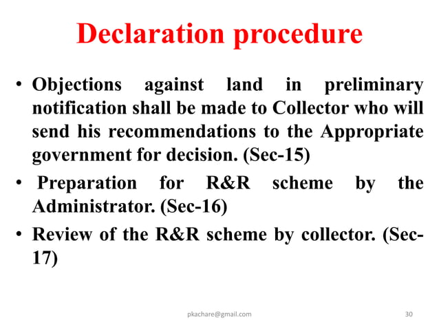 1. New Land Acquisition Act Process Flow | PPSX