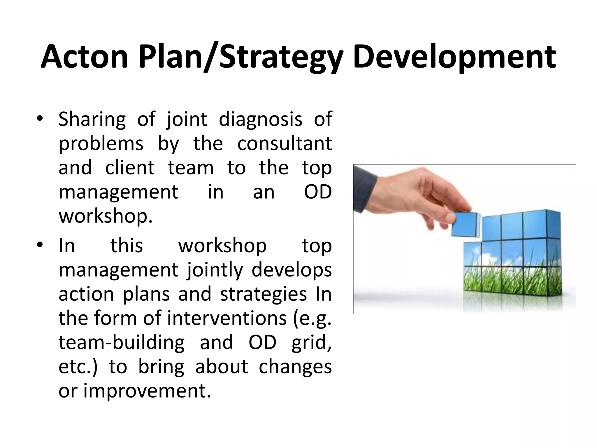 OD process - Operational components of OD - Organizational Change and ...