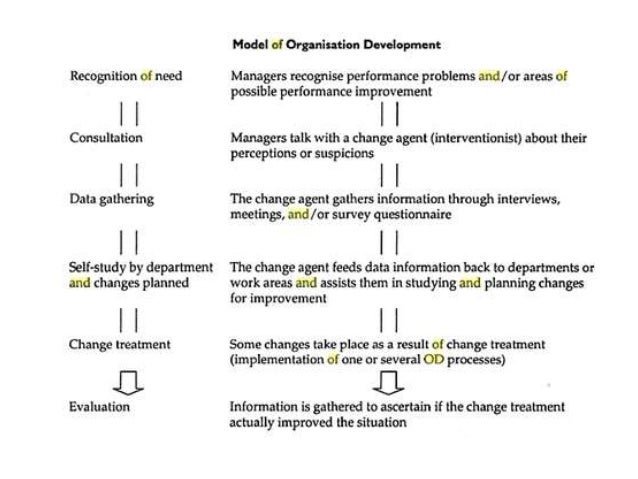 OD process - Operational components of OD - Organizational Change an…