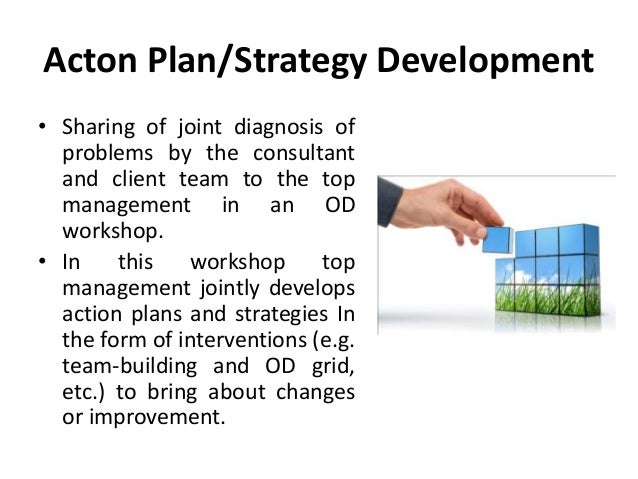 OD process - Operational components of OD - Organizational Change an…