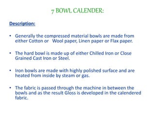 Calendering | PPTX