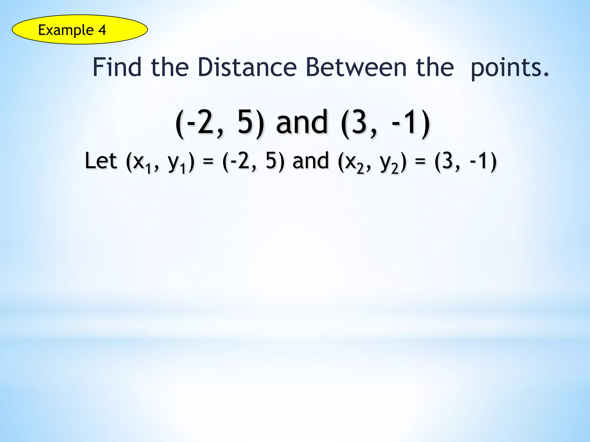 1..3 distance formula | PPT