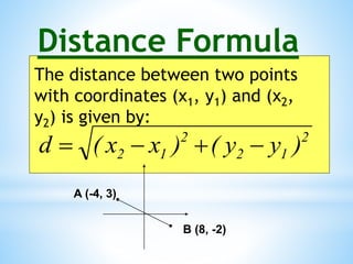 1..3 distance formula | PPT