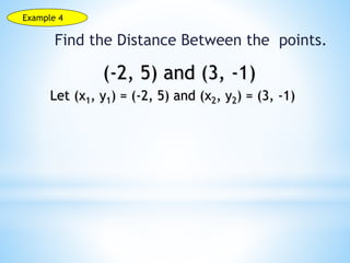 1..3 distance formula | PPT