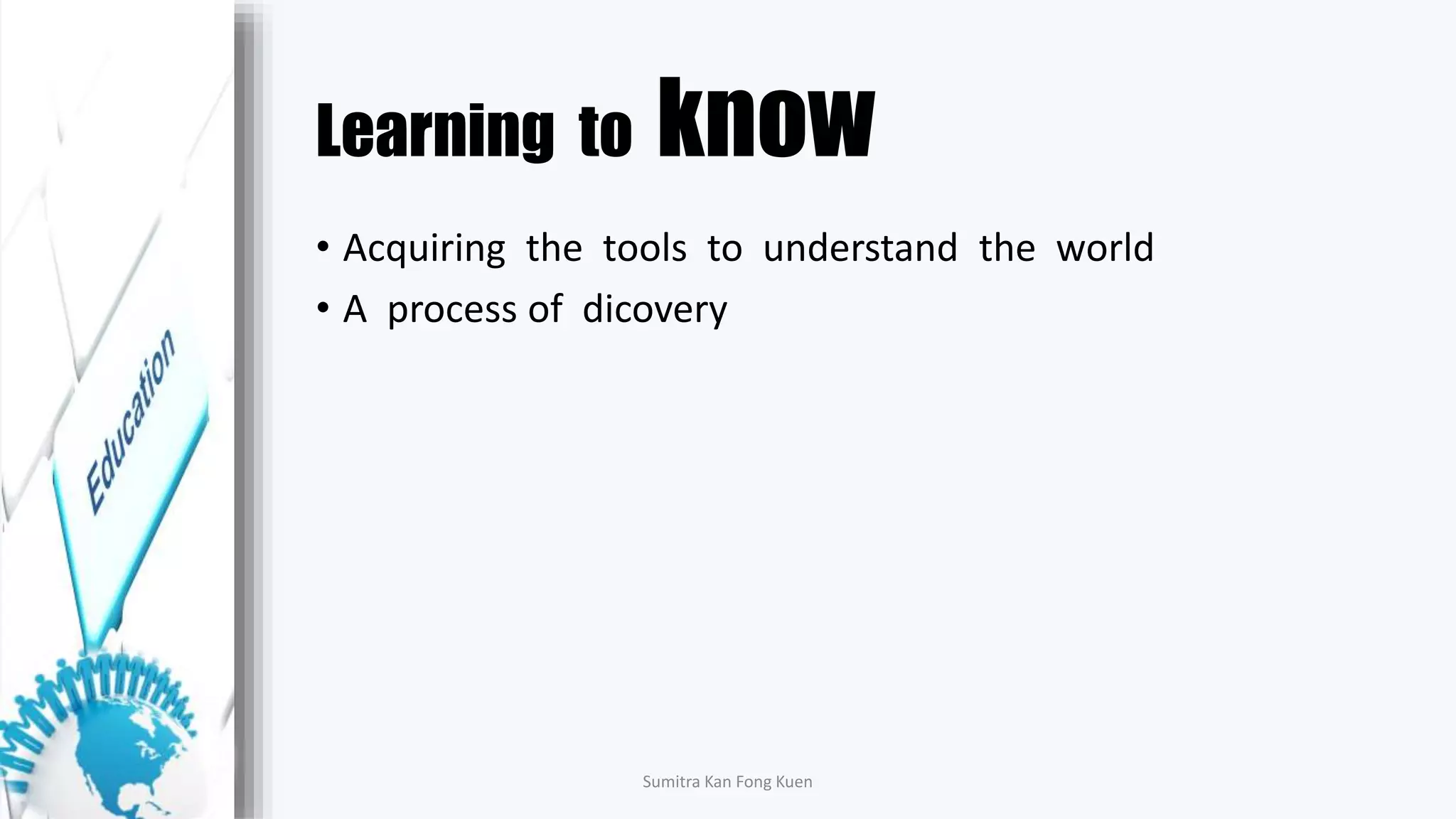 UNESCO four pillars of education | PPTX