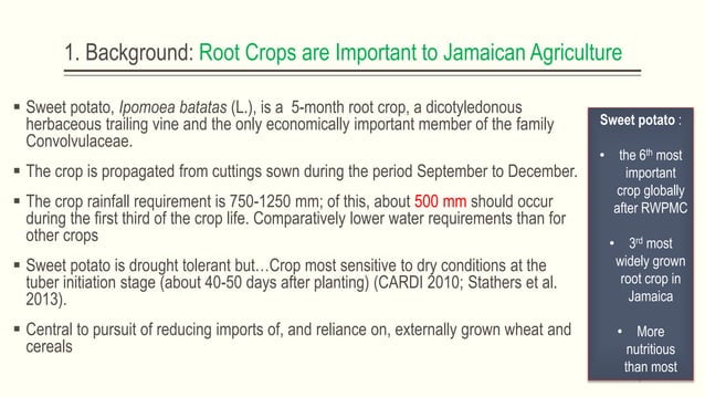 Climate Change and Future Food Security: The Impacts on root and Tuber ...
