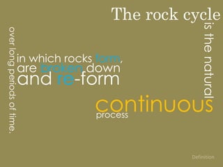 1. lithosphere and rock cycle | PPTX