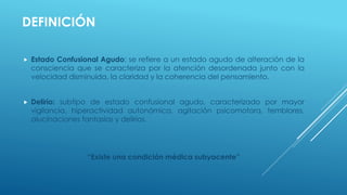 1. sindrome confusional agudo | PPT