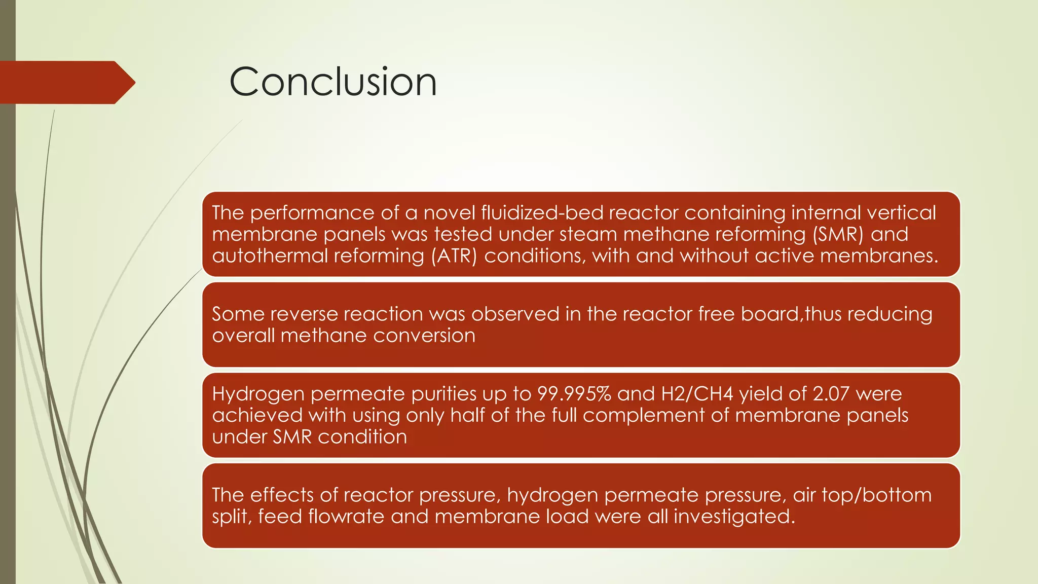 fluidized bed membrane reactors | PPTX