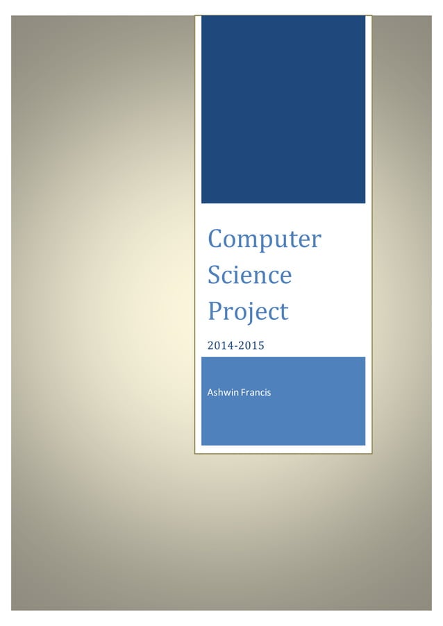 12th CBSE Computer Science Project | PDF