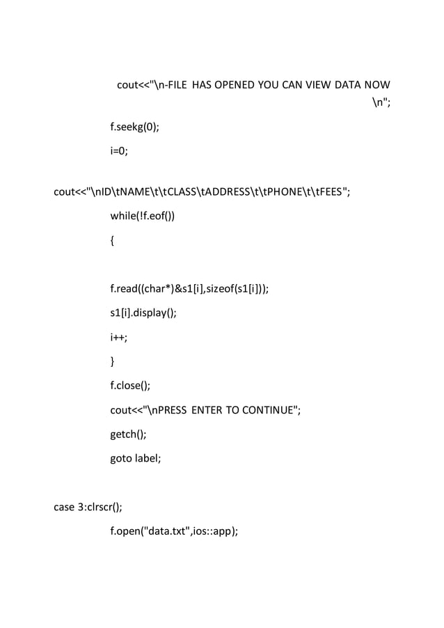 12th CBSE Computer Science Project