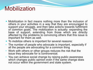 1.advocacy and lobbying A Lecture By Mr.Allah dad Khan | PPTX | Civic ...