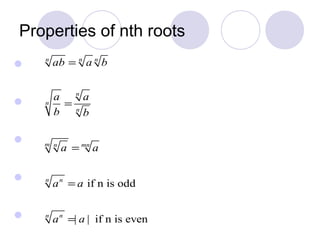 EXPONENTS AND RADICALS | PPT