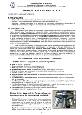 1. introducción a la microscopia | PDF