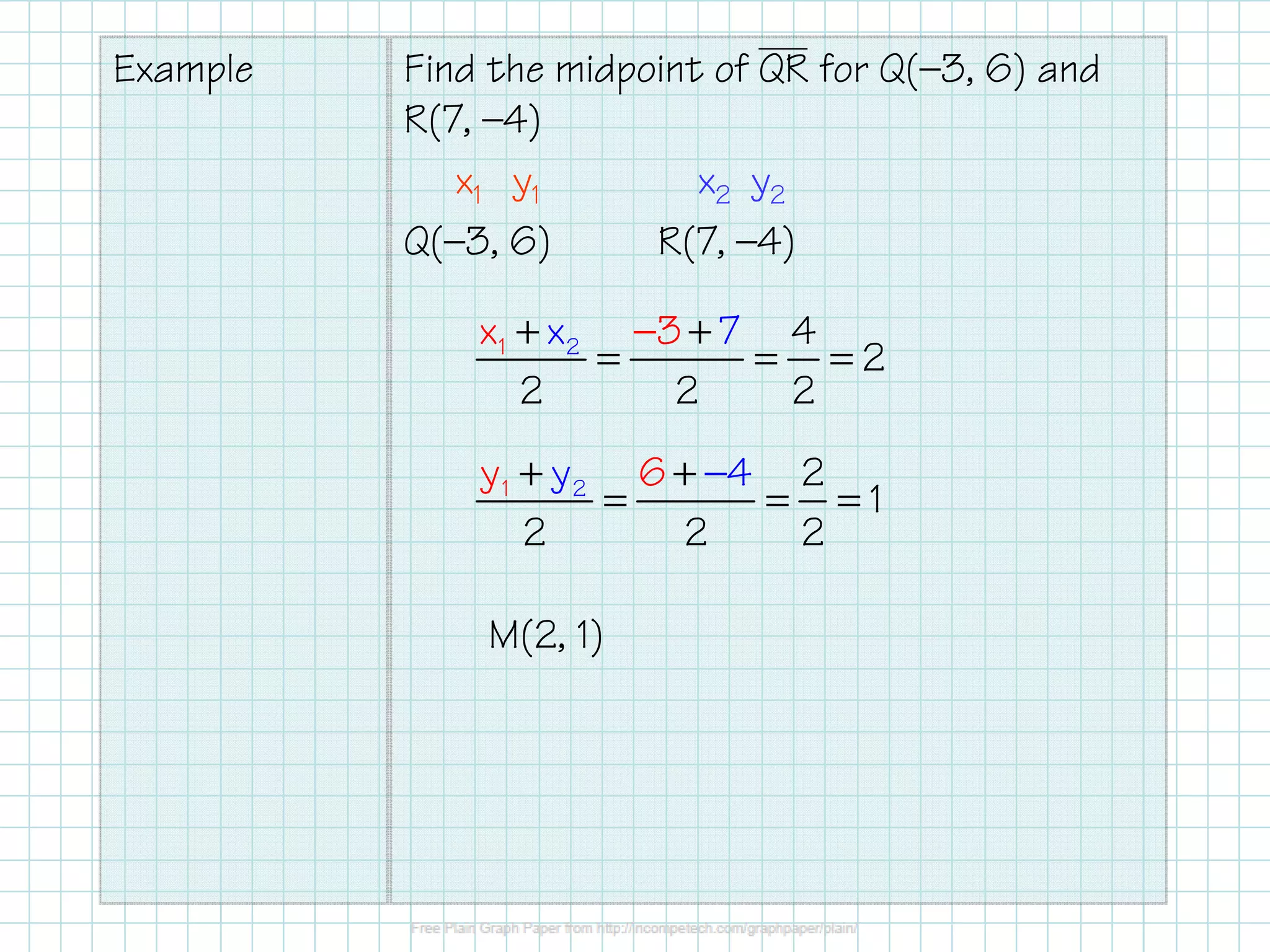 1.1.1C Midpoint and Distance Formulas | PDF