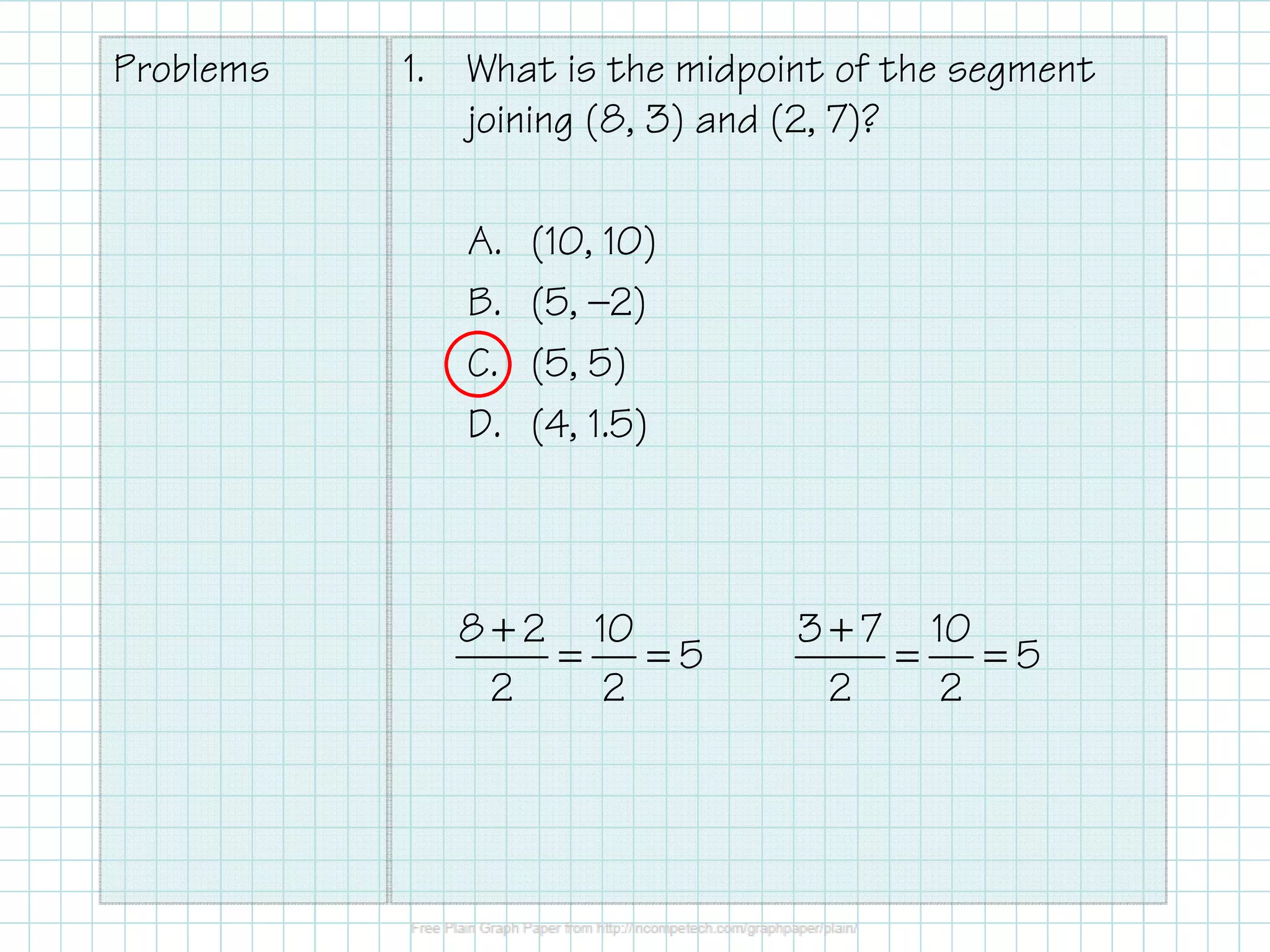 1.1.1C Midpoint and Distance Formulas | PDF