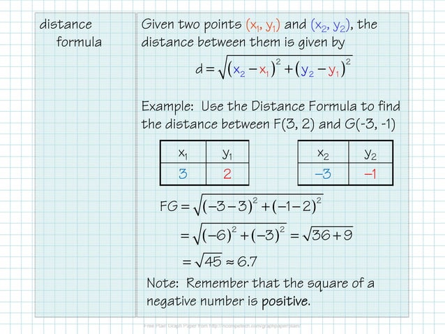 1.1.1C Midpoint and Distance Formulas | PDF | Physics | Science