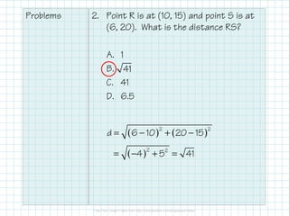 1.1.1C Midpoint and Distance Formulas | PDF