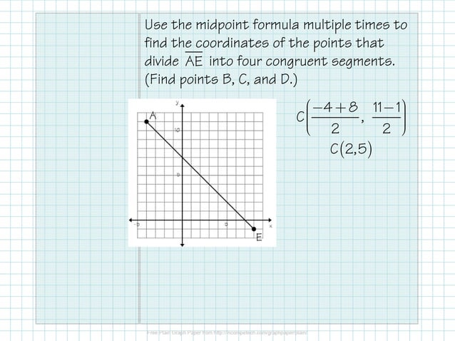 1.1.1C Midpoint and Distance Formulas | PDF | Physics | Science