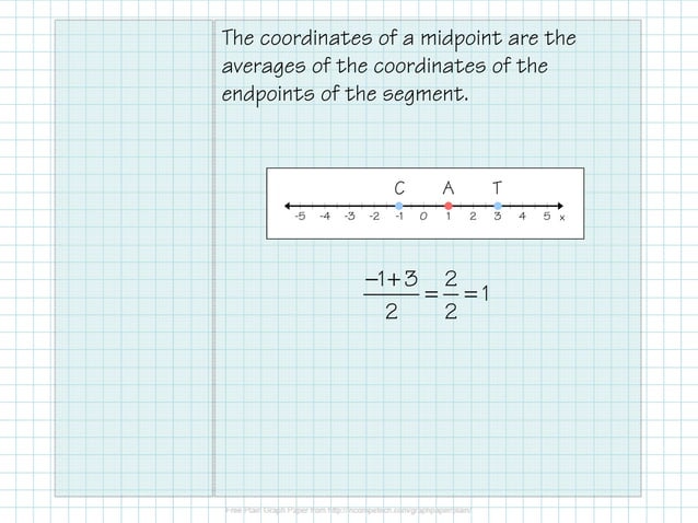 1.1.1C Midpoint and Distance Formulas | PDF | Physics | Science