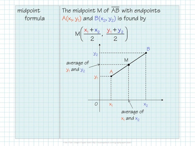 1.1.1C Midpoint and Distance Formulas | PDF | Physics | Science