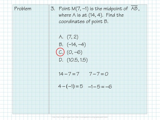 1.1.1C Midpoint and Distance Formulas | PDF | Physics | Science