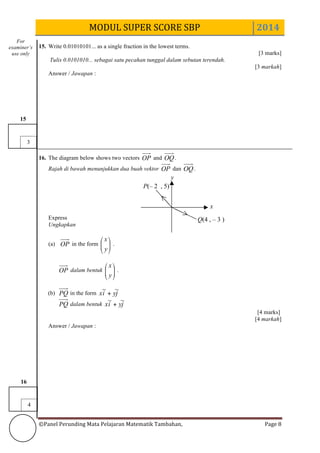 1.0 modul super score kertas 1 set 1 | PDF | Science