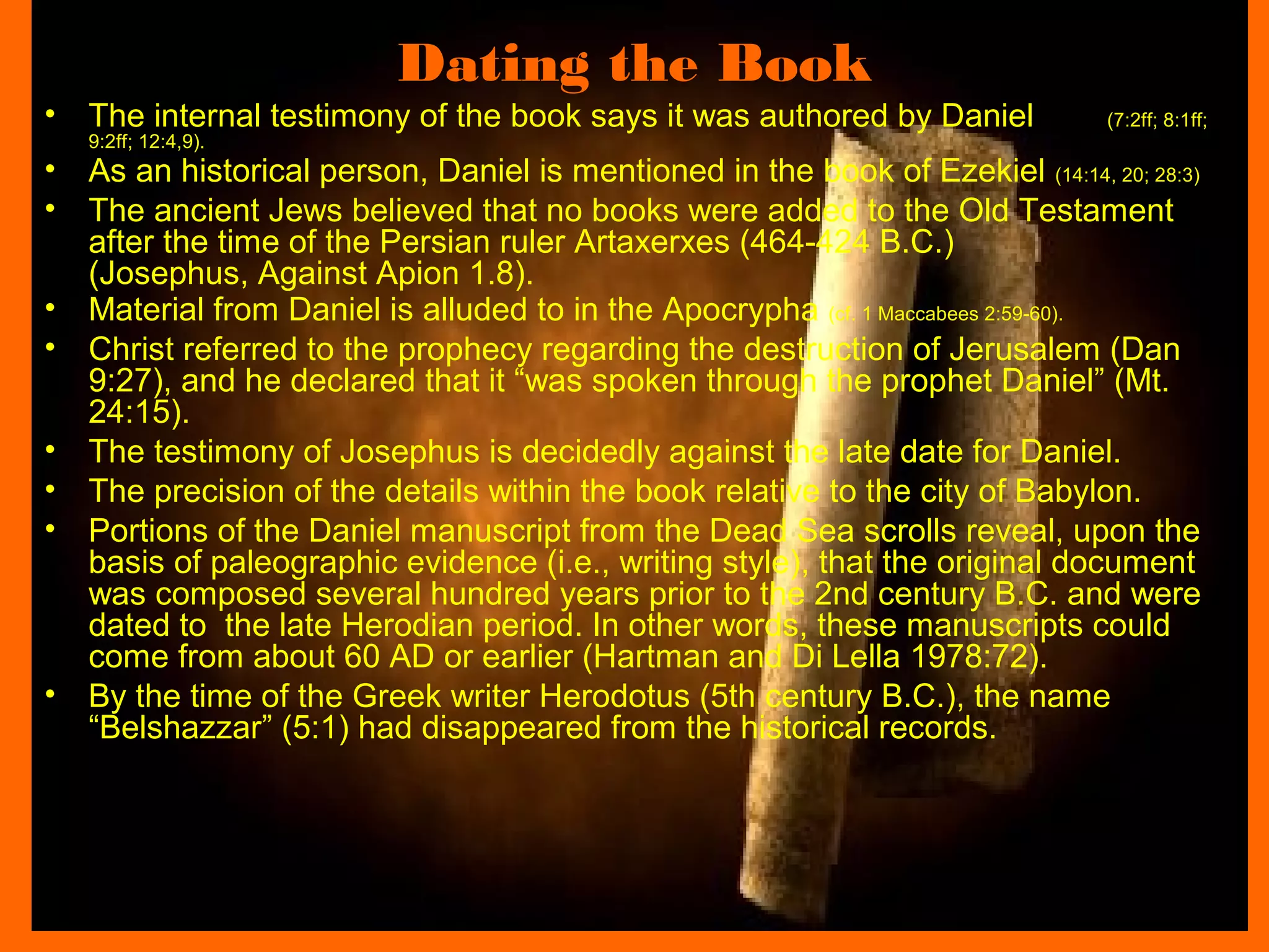 Daniel - Introduction | PPT